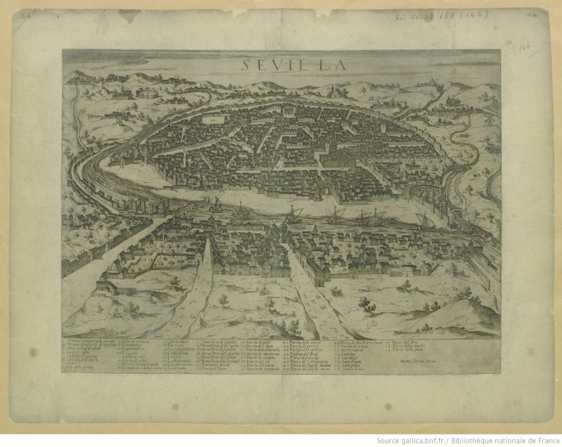 Mapa de Sevilla (siglo XVI) – Identidad e Imagen de Andalucía en la ...