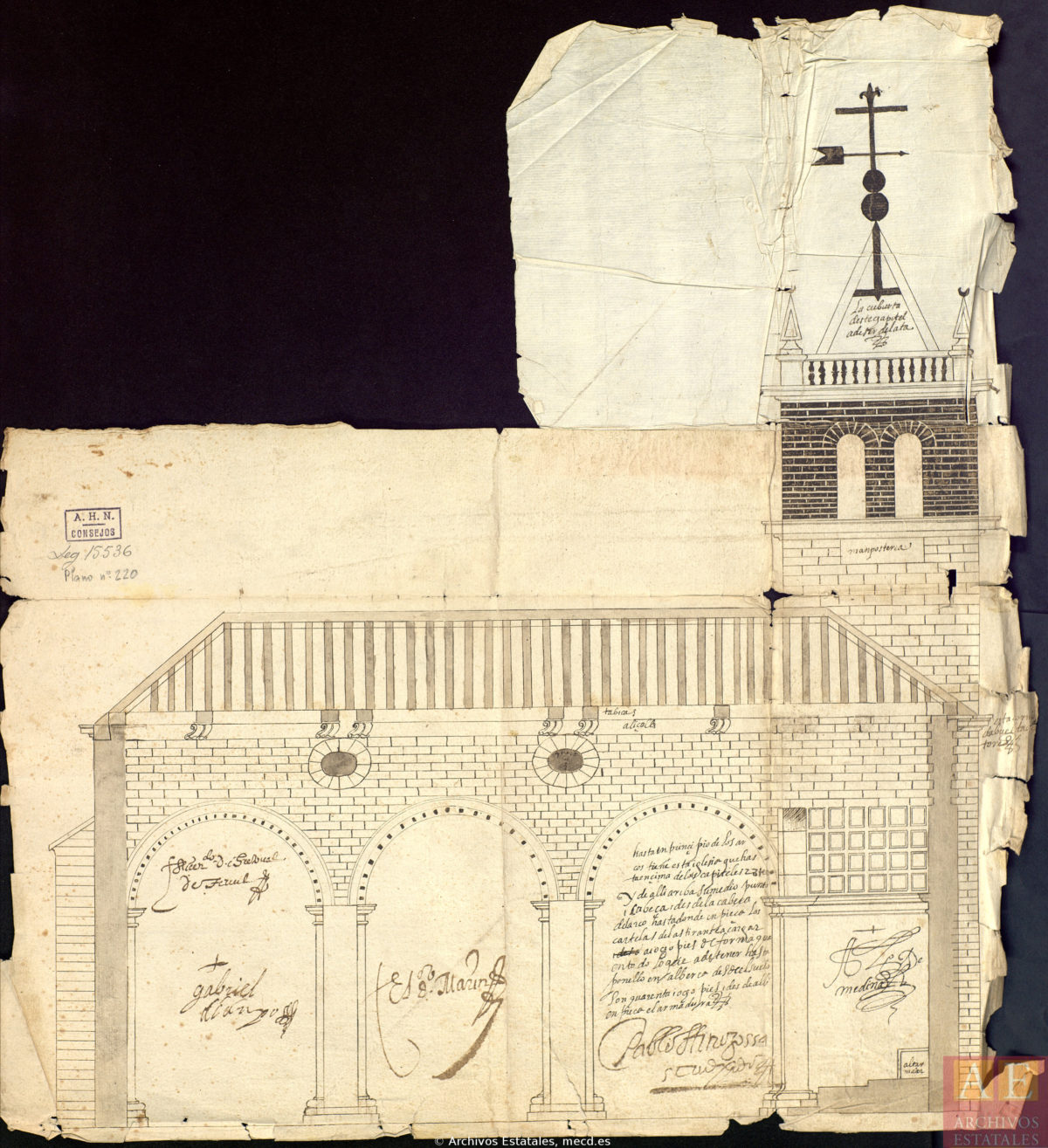 Plano de la iglesia de Serón, Almería (1623) – Identidad e Imagen de ...