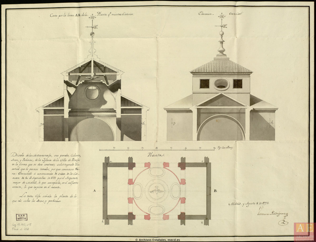 Plano de la iglesia de Berja, Almería – Identidad e Imagen de Andalucía ...